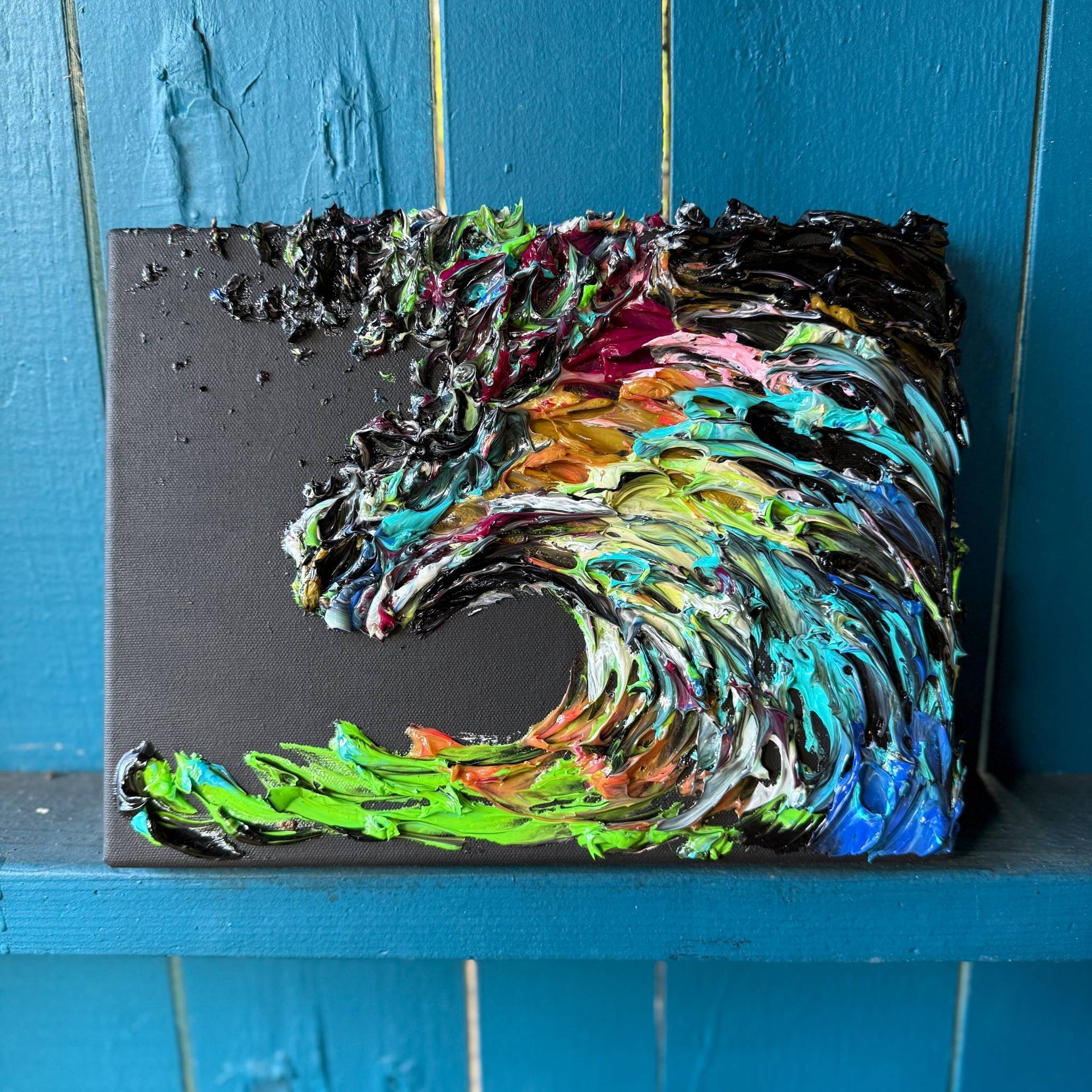 Follow Your Heart | Monika Kupiec Art | Wave Art – ISLAND AWAKENING